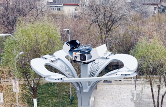 Jinan, a City of Springs Biz Updates Drone-integrated smart light pole ...